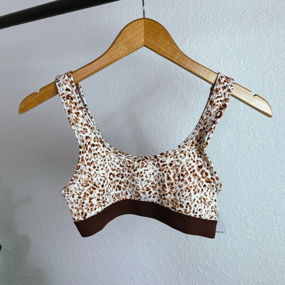 Tops | Leopard Print Crop Top | Poshmark